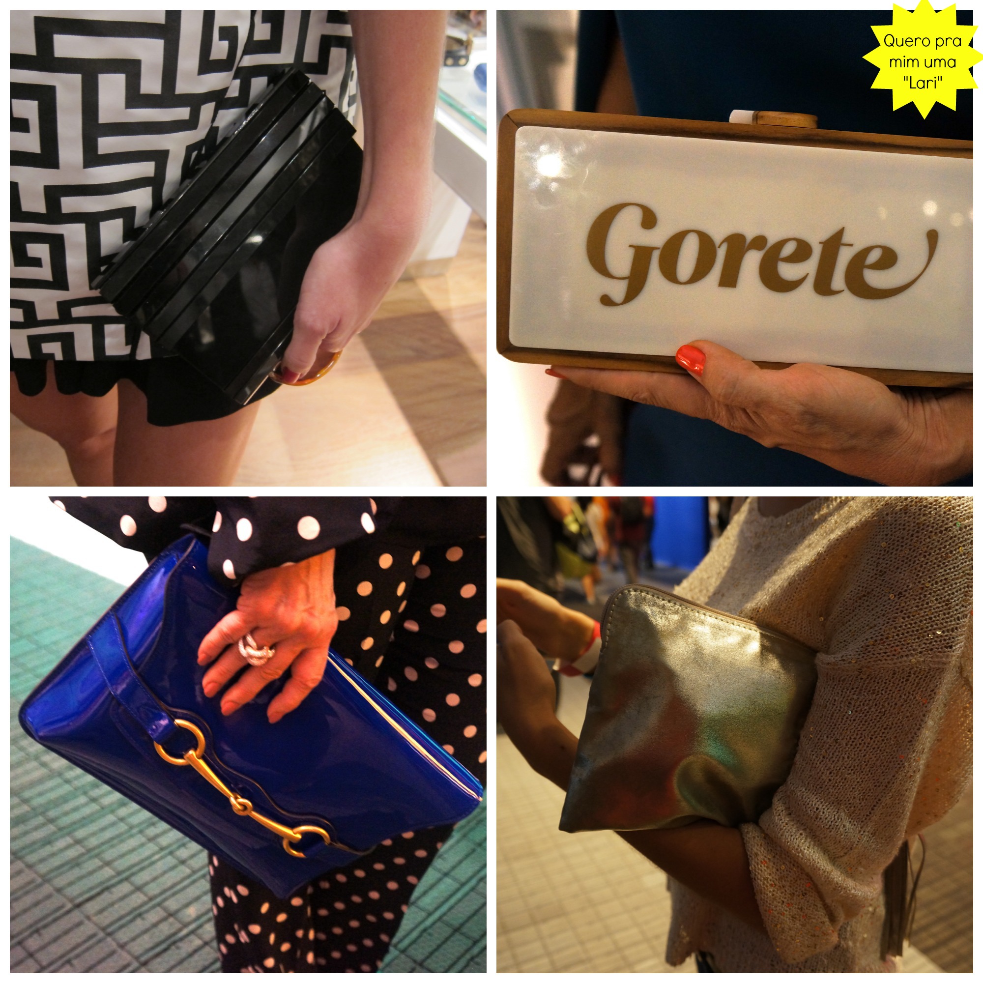 O vai e vem das bolsas no Fashion Rio – Lari Duarte